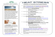 Heat Stress Training Downloads, Answers, & Guides