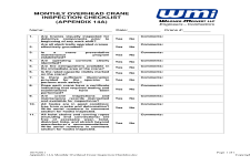 Overhead Crane Training Downloads, Answers, & Guides